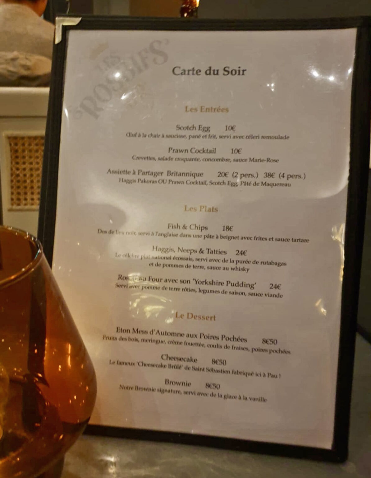 Les Rosbifs | Restaurant Britannique à Pau - Chez Becky et Liz, Blog de ...